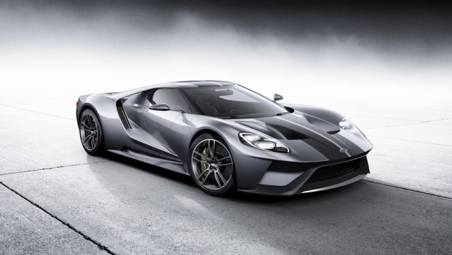 Ford GT Silver - Araba 3D Duvar Kağıdı